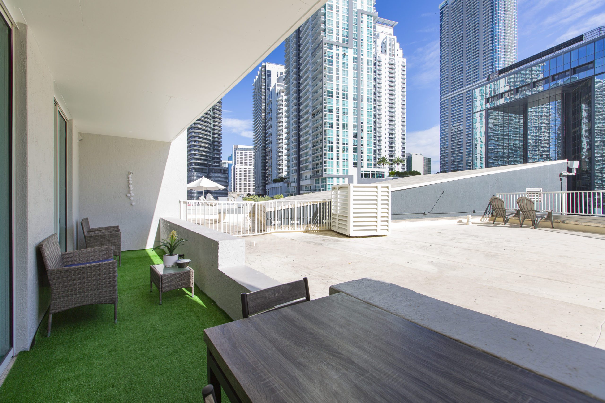 Brickell Two Bed with Huge Outdoor Terrace for Lease | Sea Grove Realty